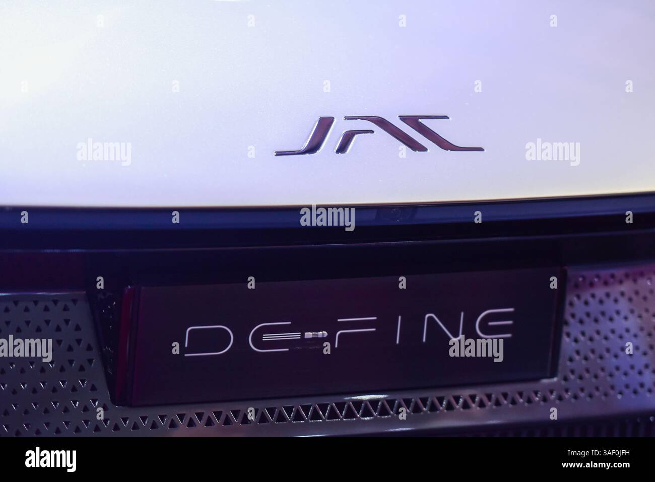 Melbourne, Australia. 04th Apr, 2025. Logo of JAC Motors, Chinese ...