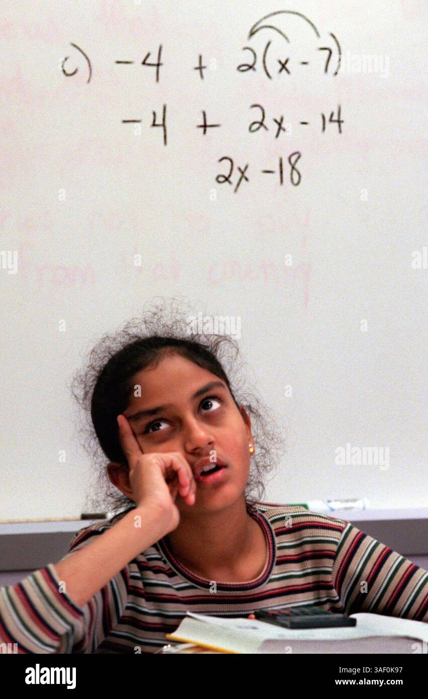 Algebra Day 1 lede Eight-grader, Manpreet Kaur, thinks hard as she ...