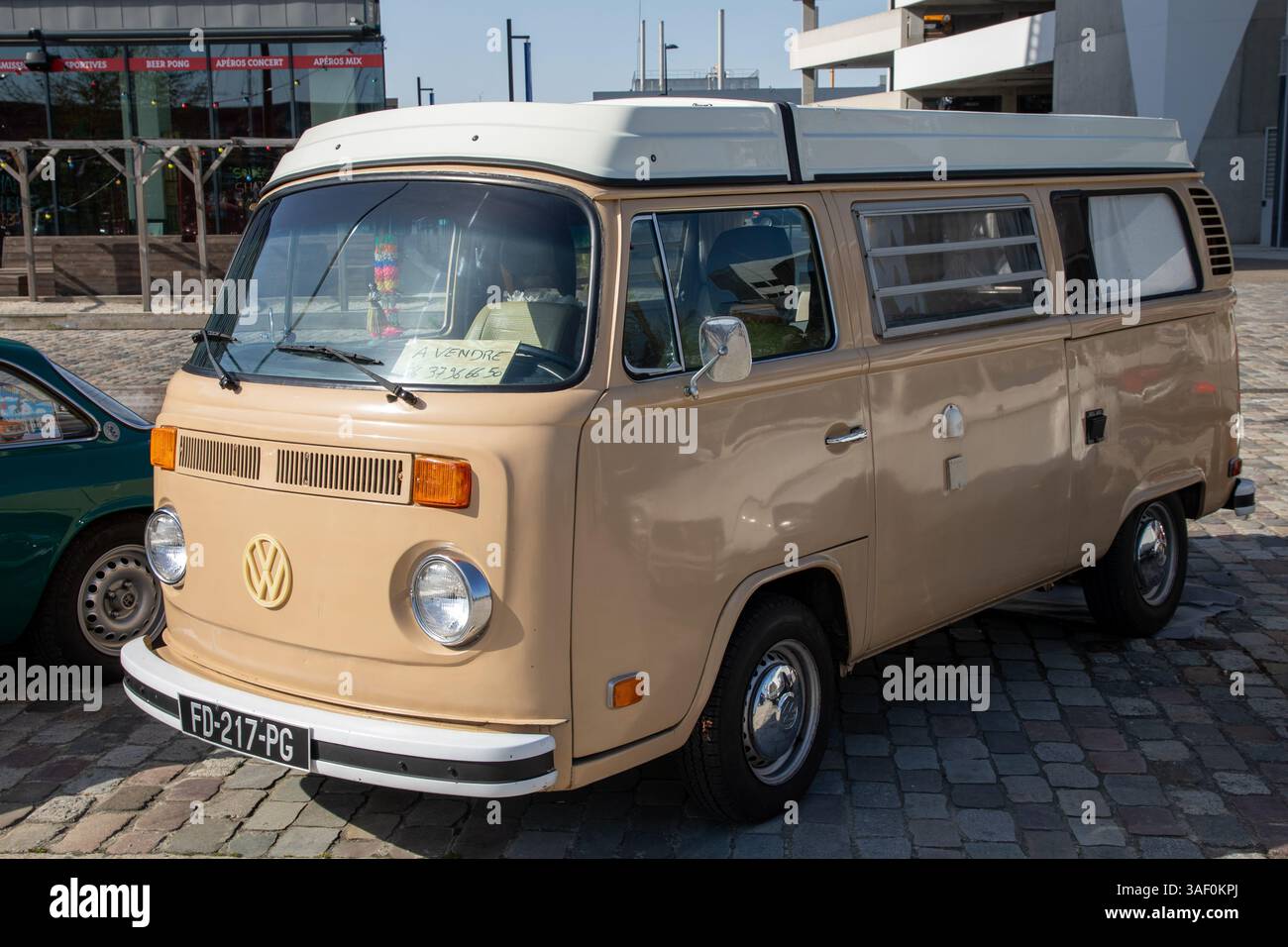 Bordeaux , France - 04 07 2025 : vw volkswagen type 2 vw bulli camper ...