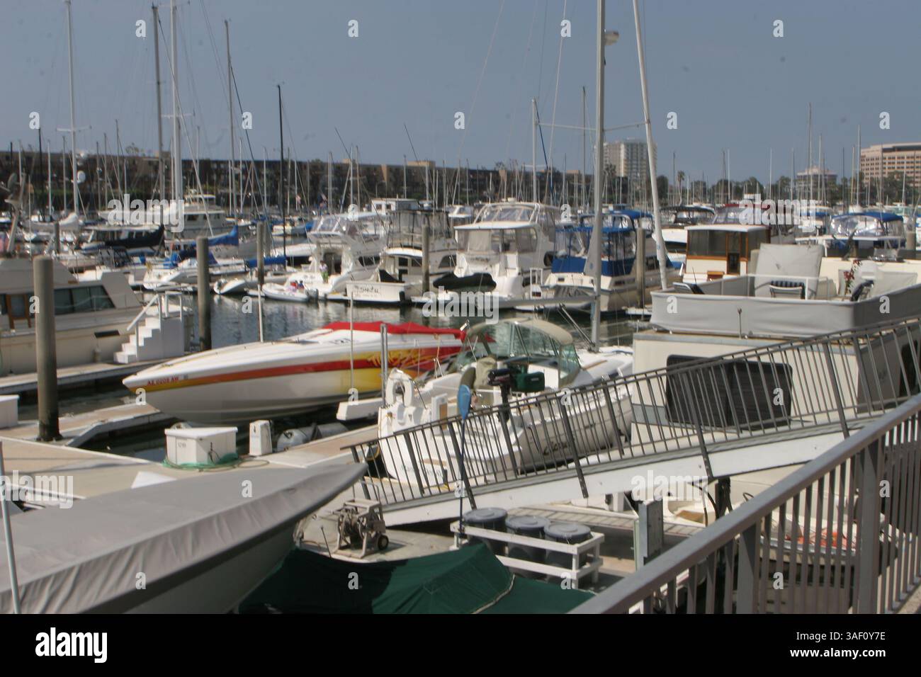 May 01, 2005; Marina Del Ray, CA, USA; Boats and yachts docked in the ...