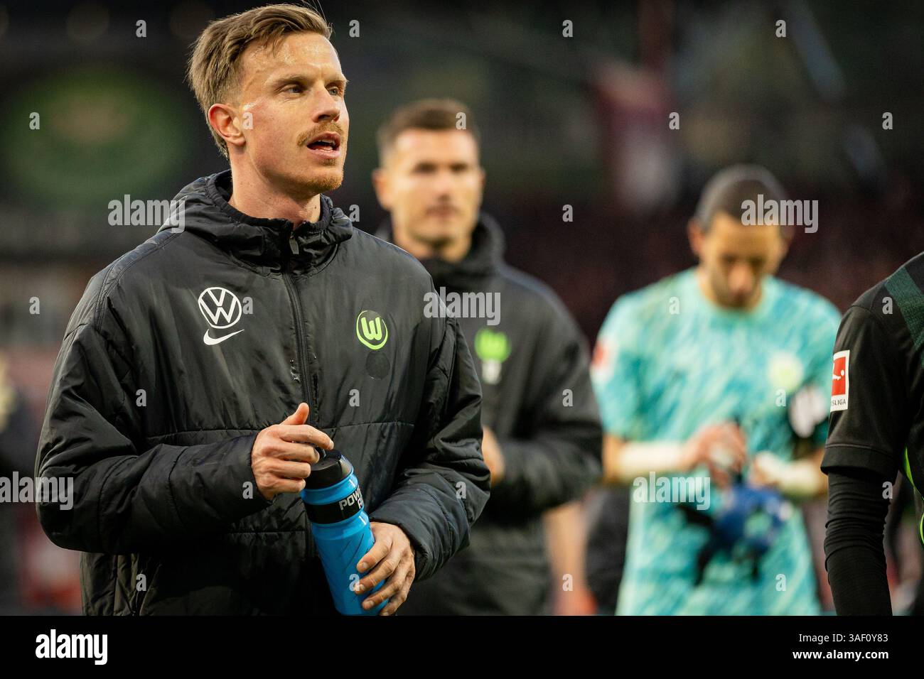 Berlin, Germany. 06th Apr, 2025. Yannick Gerhardt of Wolfsburg seen ...