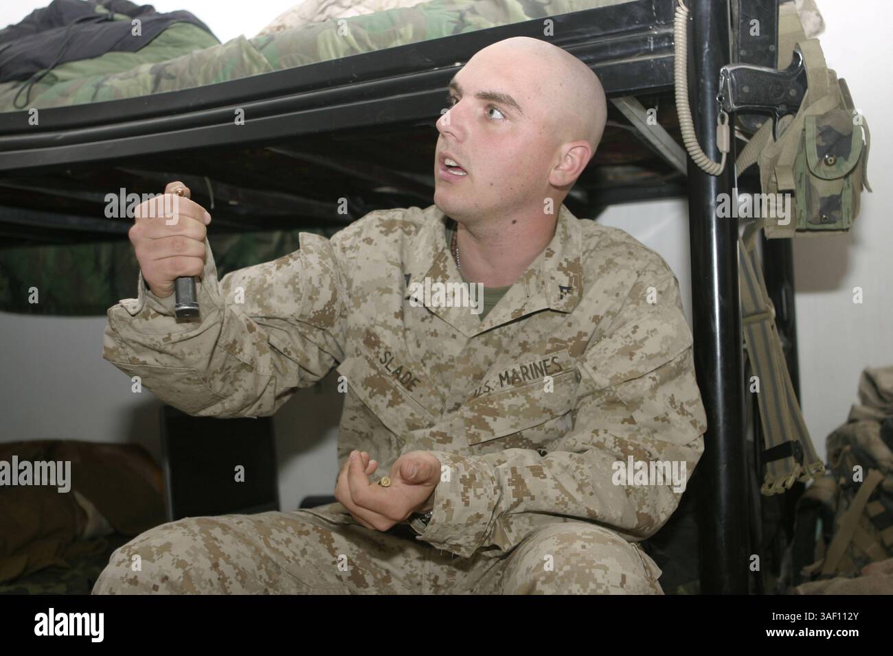 Apr 05, 2005; Fallujah, Iraq; Lance Cpl. MATTHEW L. SLADE, Company A ...
