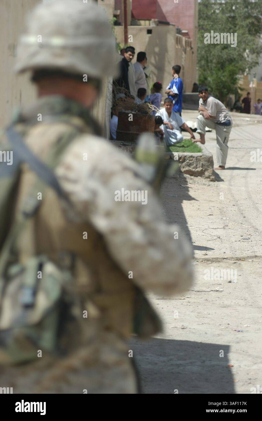 Apr 18, 2005; Ar Ramadi, Iraq; Lance Cpl. CHRISTOPHER C. BENNETT, a ...