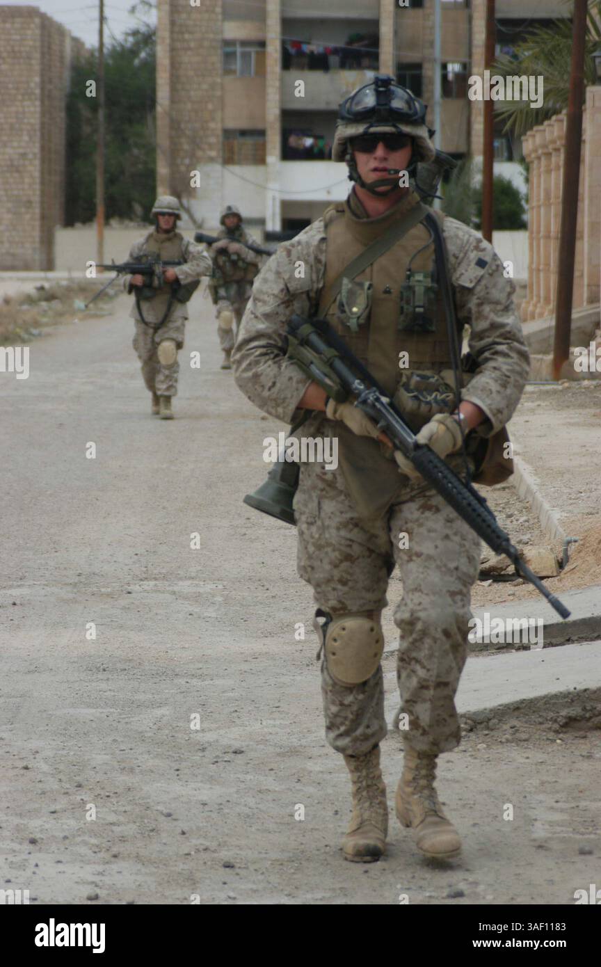 Apr 13, 2005; Ar Ramadi, Iraq; Corporal NICHOLAS J. BOIRE, a 22-year ...