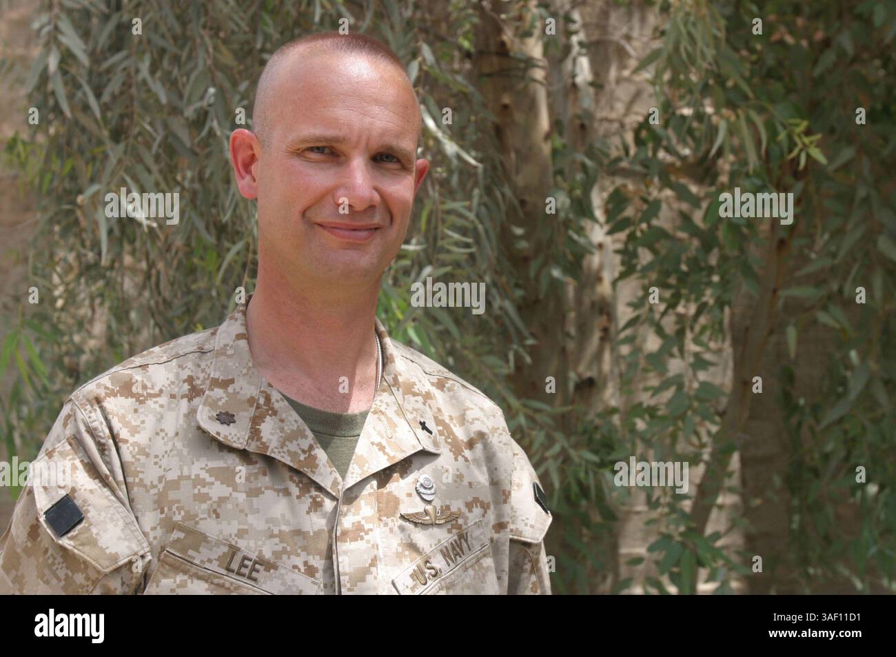 Apr 24, 2005; Camp Fallujah, Iraq; Chaplain (Lt. Cmdr.) PHILLIP ENDEL ...