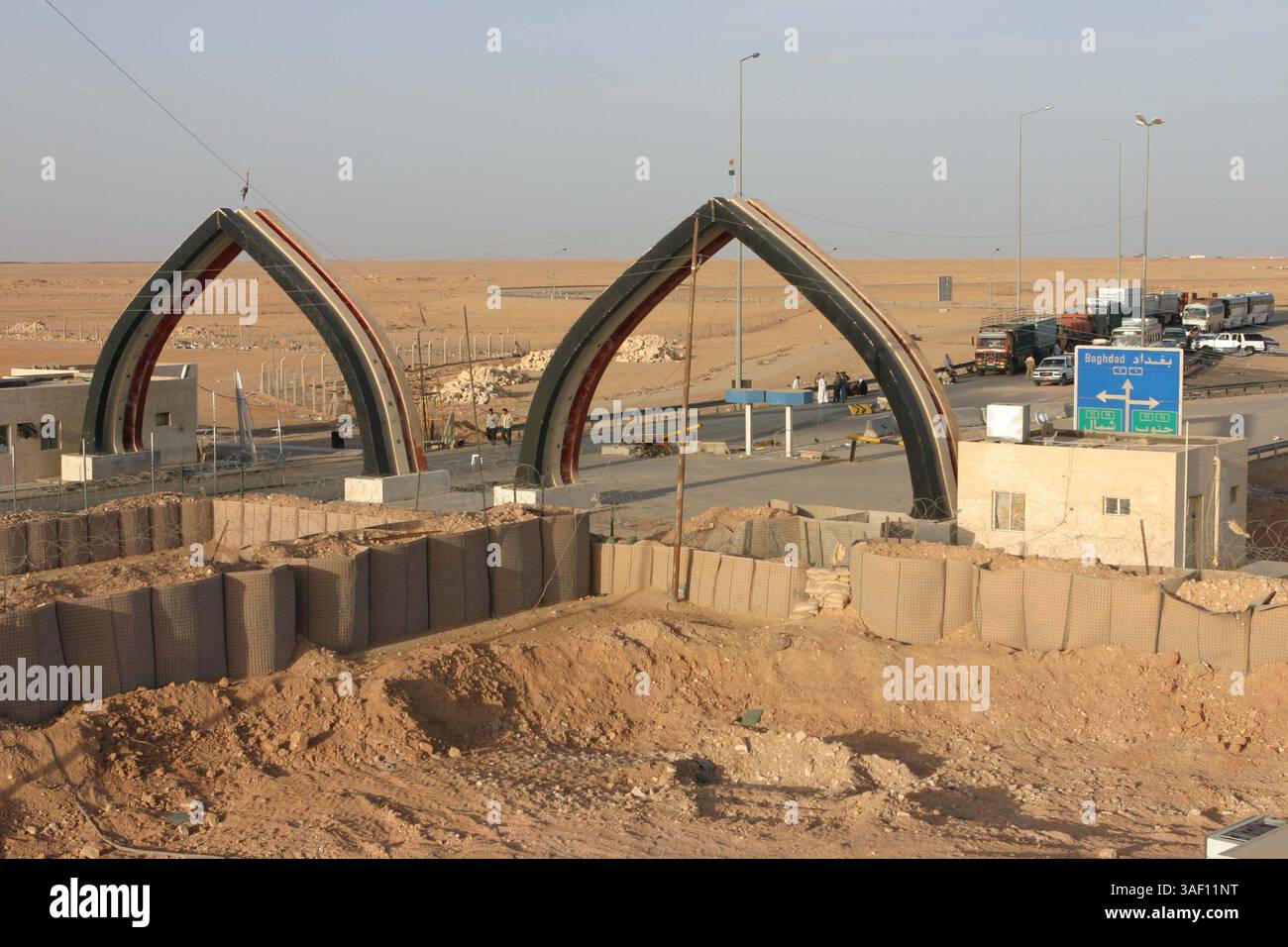 May 03, 2005; Waleed, Iraq; Marines from Kilo Battery, 3rd Battalion ...