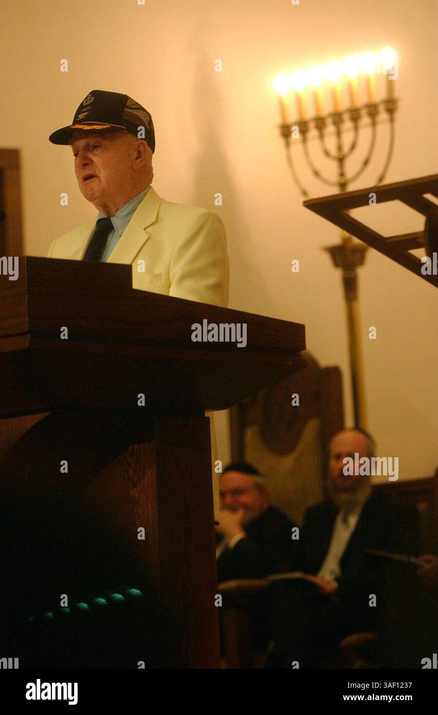May 05, 2005; San Antonio, TX, USA; Rabbi Chaim Block, right, and Rabbi ...