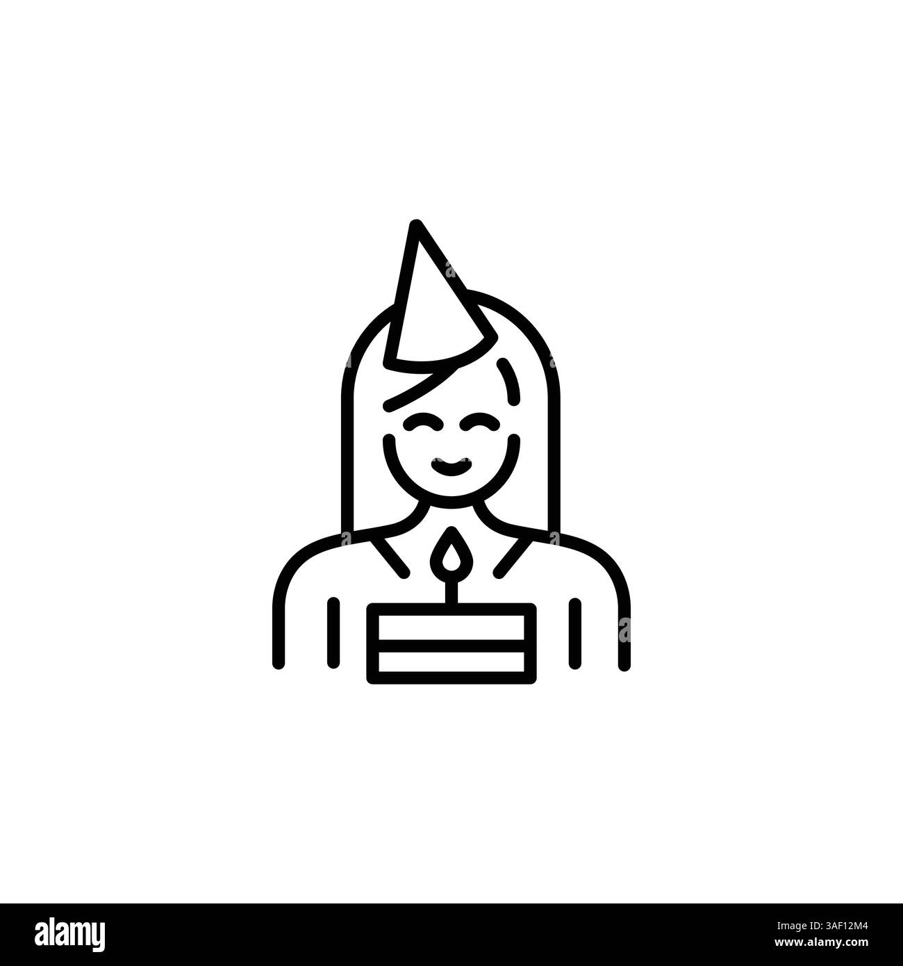 Happy Birthday Picture Icon Stock Vector Image & Art - Alamy