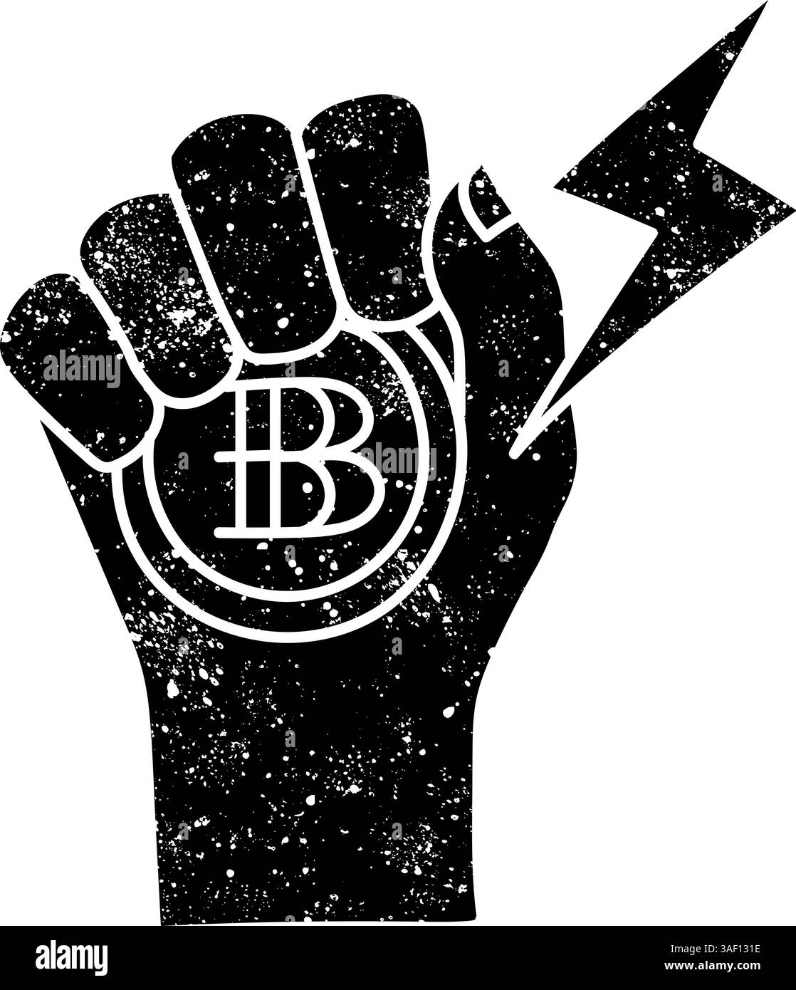 Hand dirty fingers holding Cut Out Stock Images & Pictures - Alamy