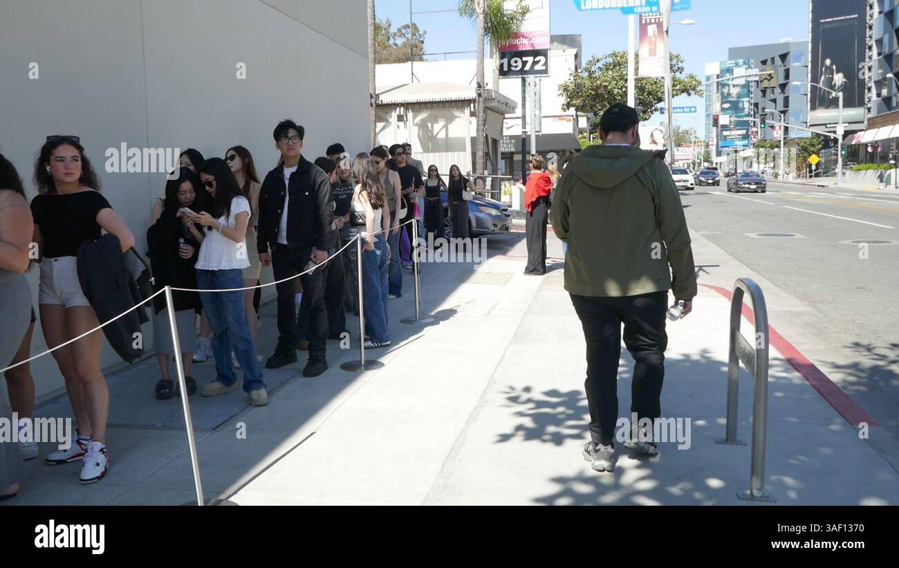 Los Angeles, California, USA 6th April 2025 Kim Kardashian Skims Store ...
