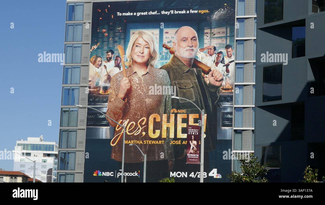 Los Angeles, California, USA 6th April 2025 Yes, Chef NBC Billboard ...