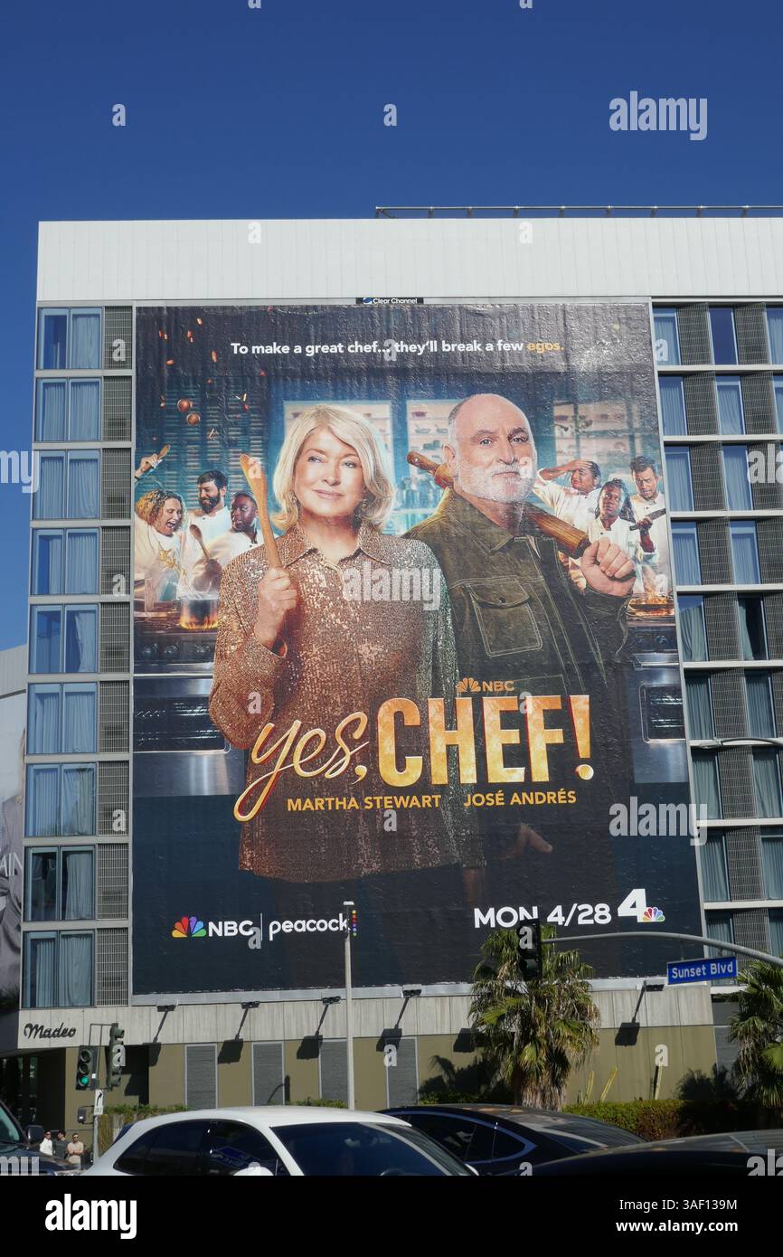 Los Angeles, California, USA 6th April 2025 Yes, Chef NBC Billboard ...