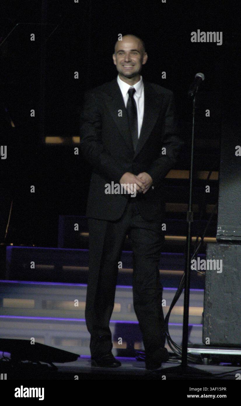 Oct 01, 2005; Las Vegas, NV, USA; Tennis great ANDRE AGASSI at the ...