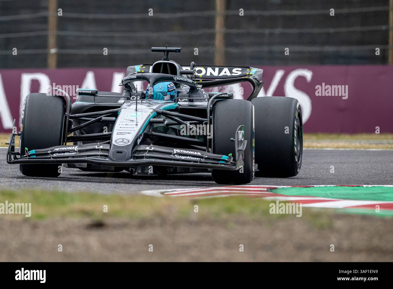 SUZUKA INTERNATIONAL RACING COURSE, JAPAN - APRIL 06: George Russell ...