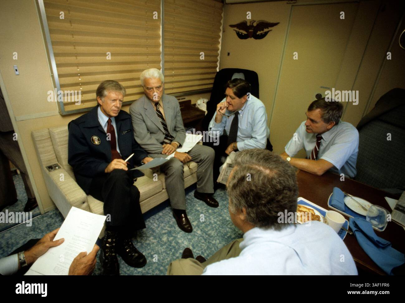 Sep 13, 1979; Mobile, AL, USA; President JIMMY CARTER with director of ...