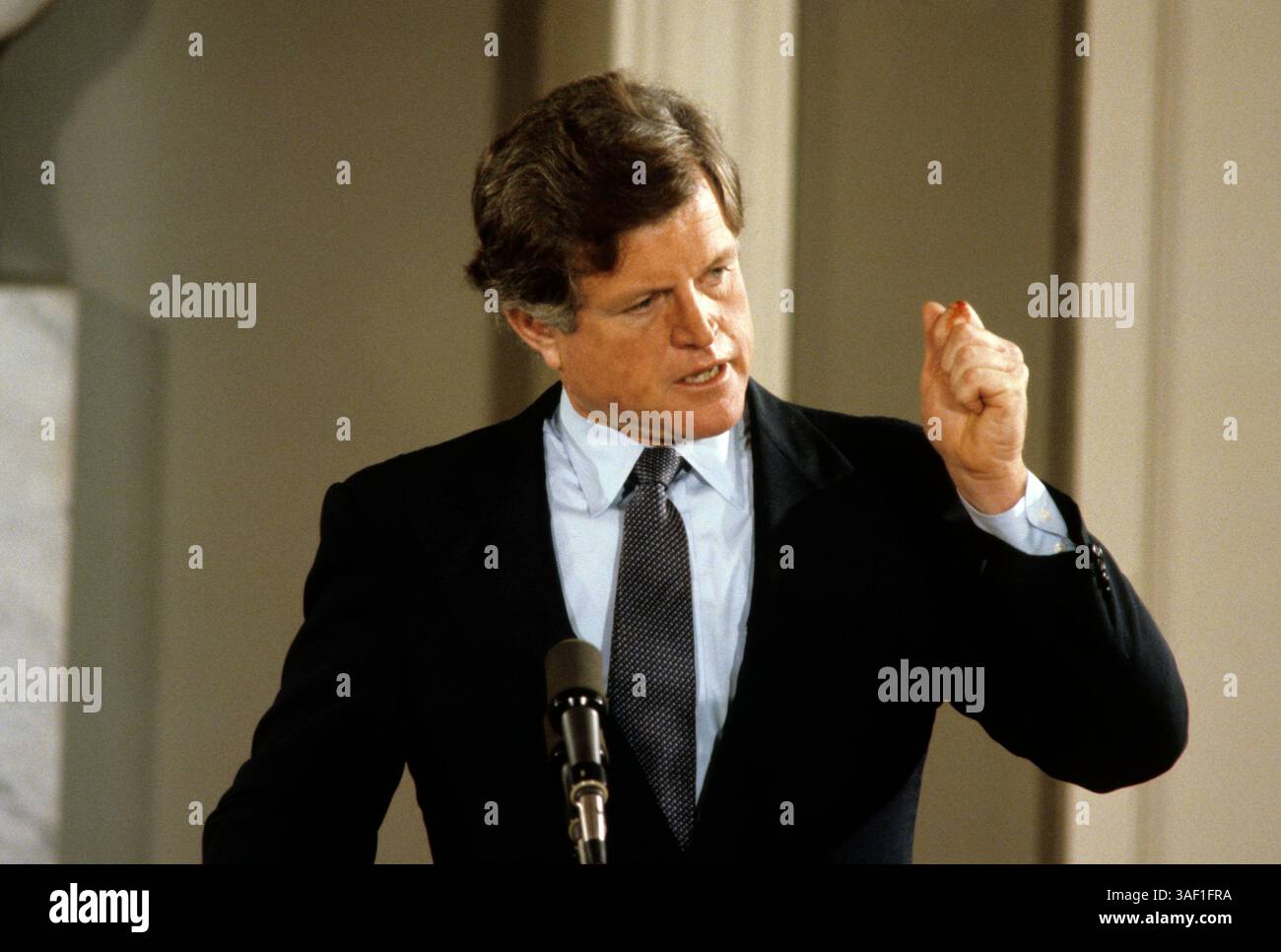 Nov 04, 1979; Boston, MA, USA; Senator TED KENNEDY announcing his ...