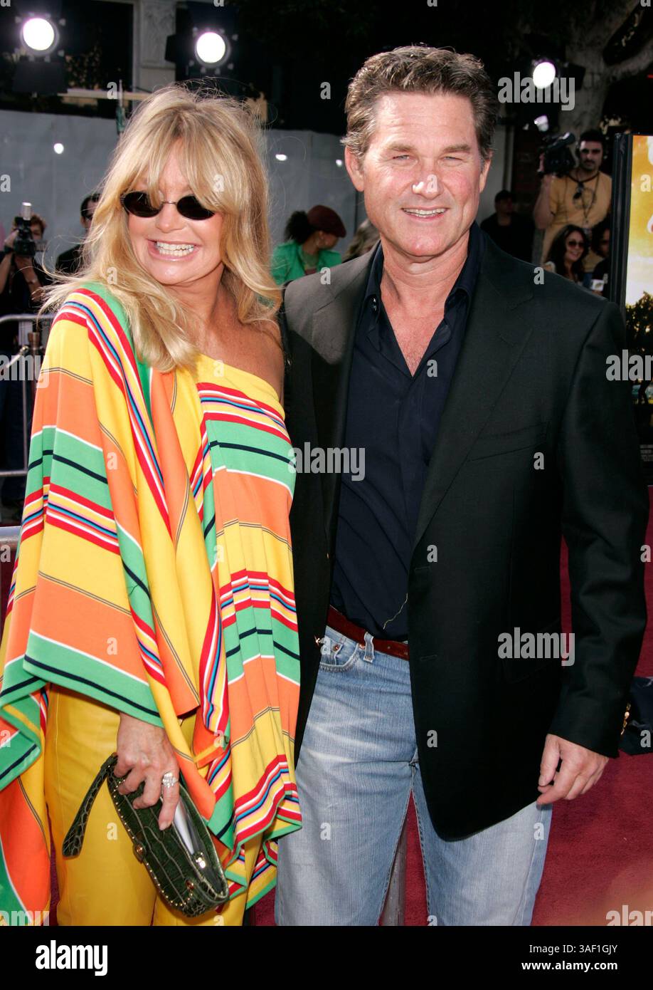 Oct 9, 2005; Westwood, California, USA; Actor KURT RUSSELL & Actress ...