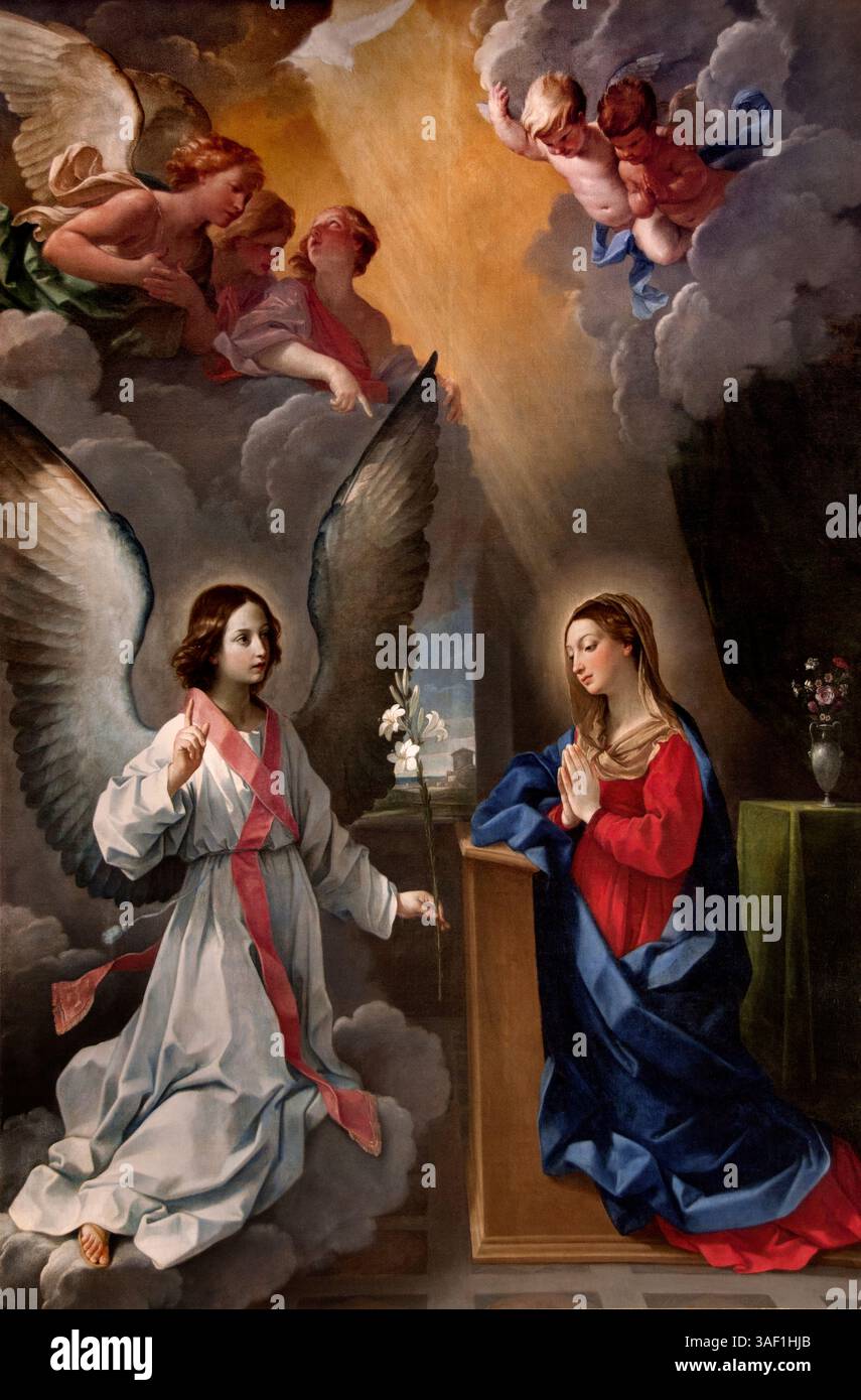 The Annunciation 1629 by Guido RENI 1575 –1642 Italy Italian , Louvre ...