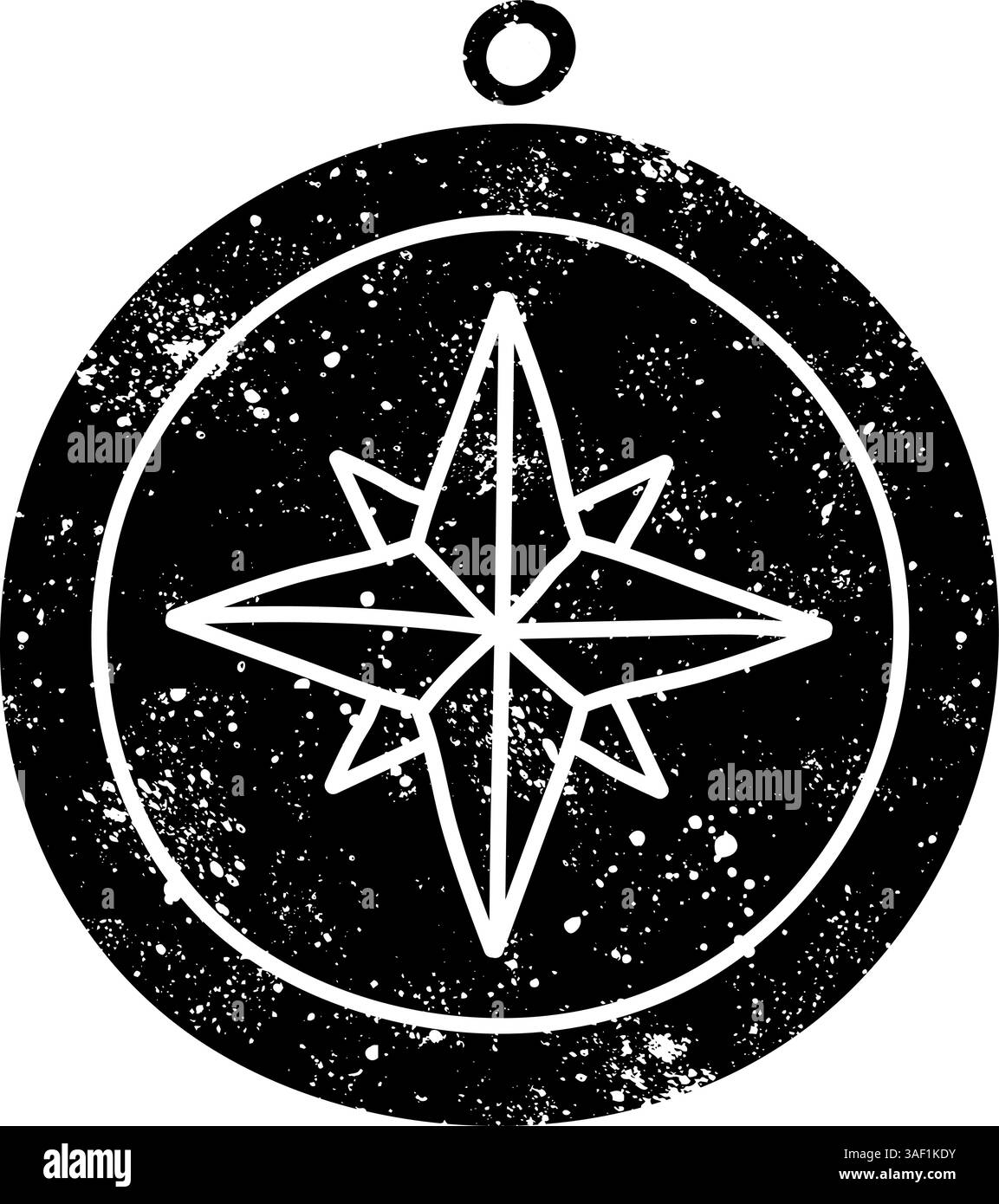 Vintage compass in hand Cut Out Stock Images & Pictures - Alamy