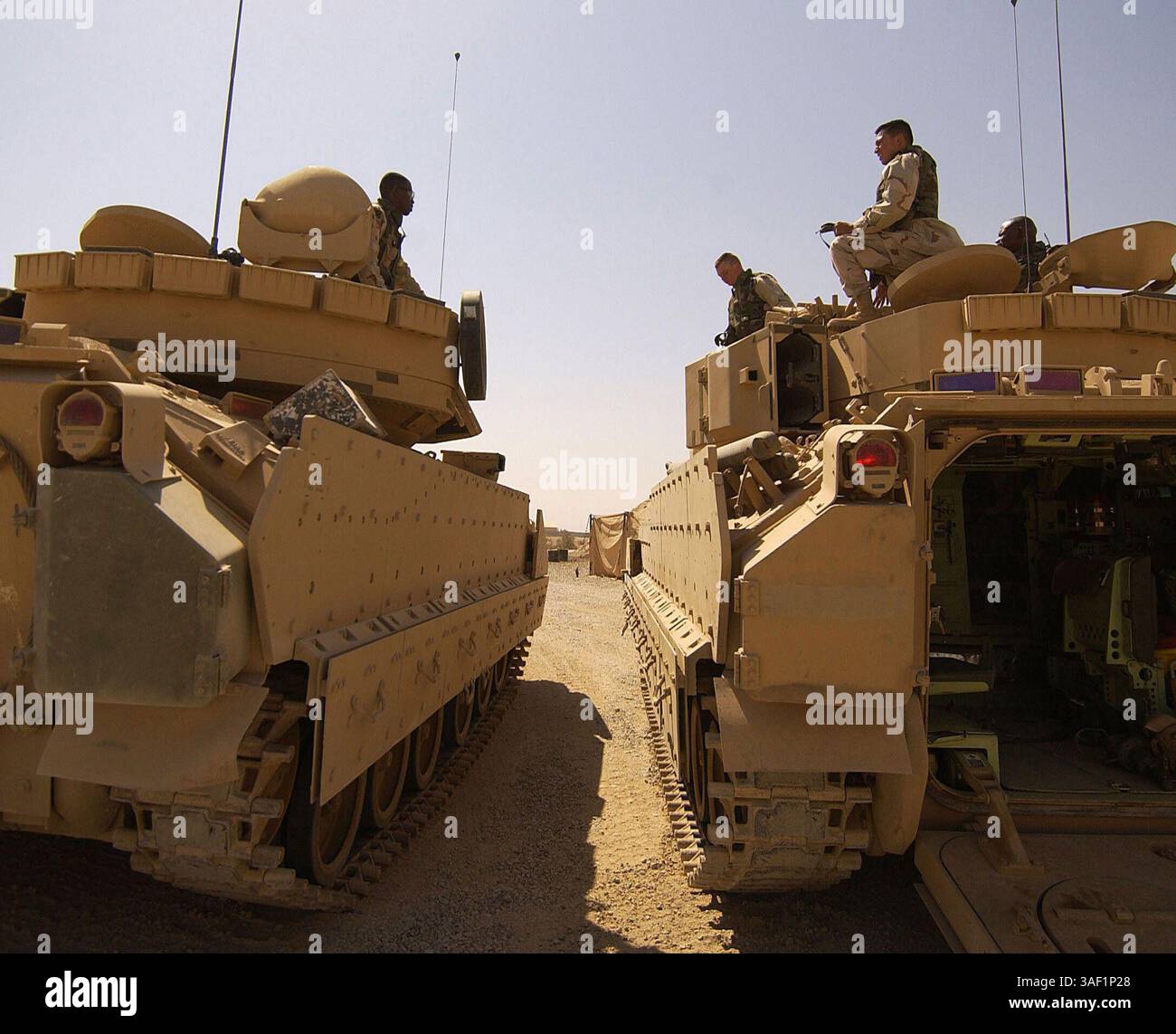 May 27, 2005; FOB Warhorse, Baqubah, Iraq; Soldiers from the 3rd ...
