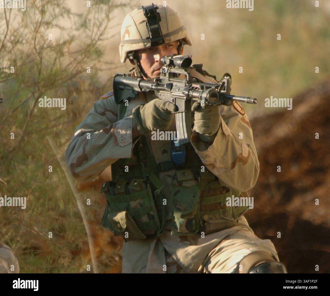 Mar 26, 2005; Forward Operating Base, Kalsu, Babil Province, Iraq; A ...