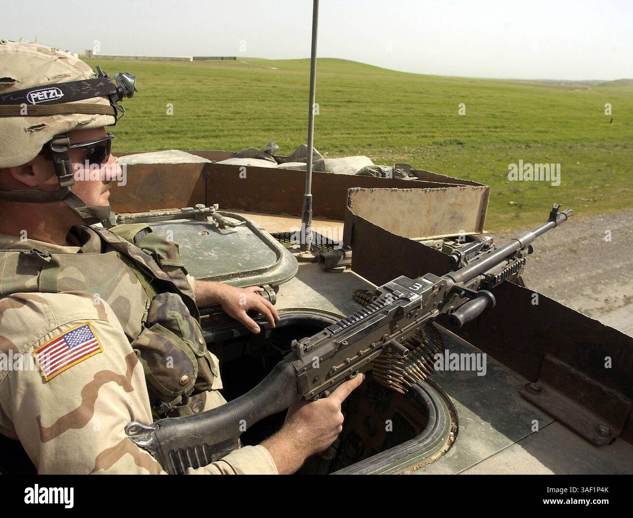 Mar 31, 2005; Mosul, Iraq; Private First Class Joshua Pol of 2nd ...