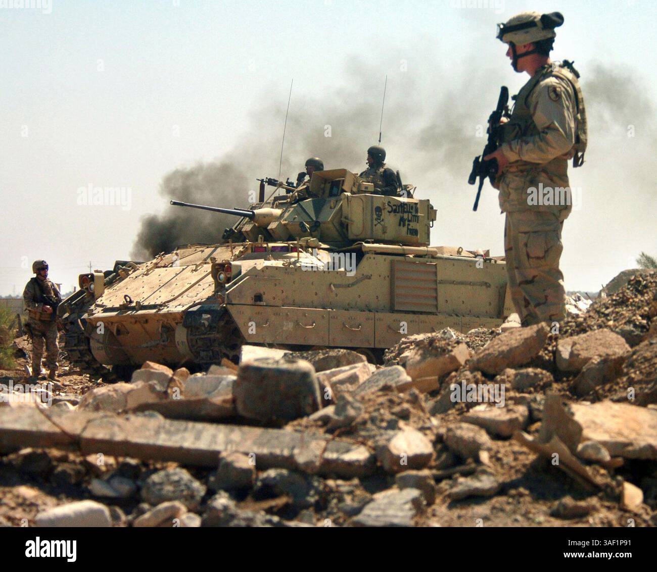 Mar 26, 2005; Forward Operating Base, Kalsu, Babil Province, Iraq; U.S ...
