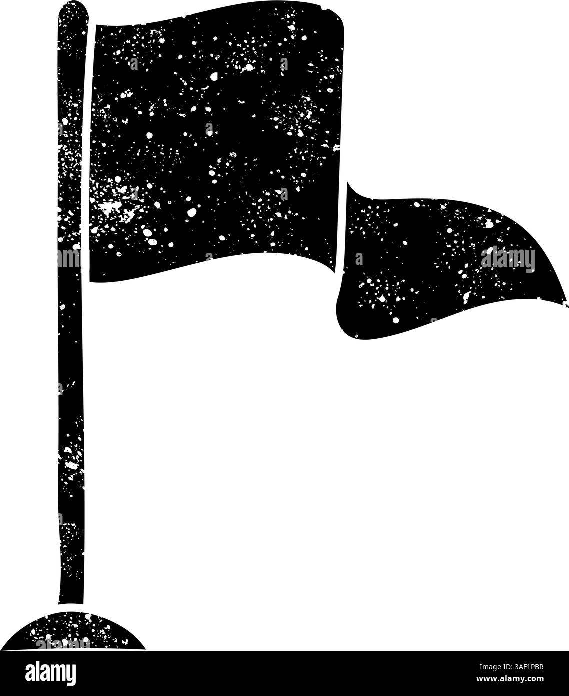 White flag pole in Black and White Stock Photos & Images - Alamy