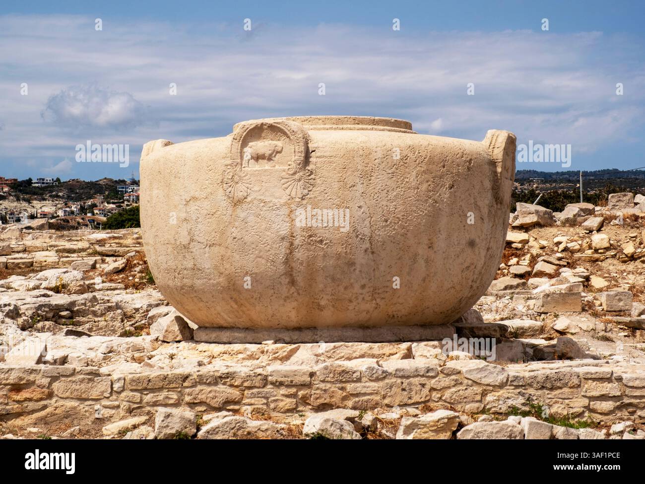 The sanctuary archaeological site of amathous hi-res stock photography ...