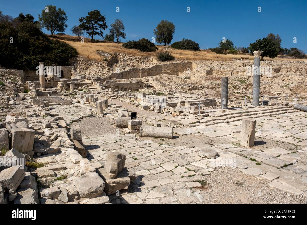 The Agora (Forum) and ruins of the Archaological Site of Amathous ...