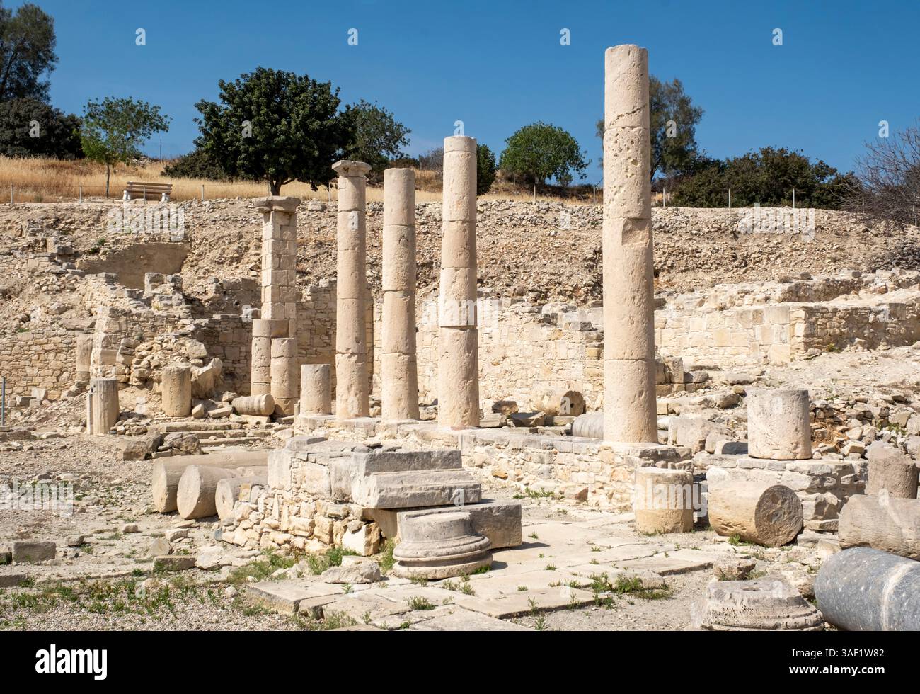 The Agora (Forum) and ruins of the Archaological Site of Amathous ...