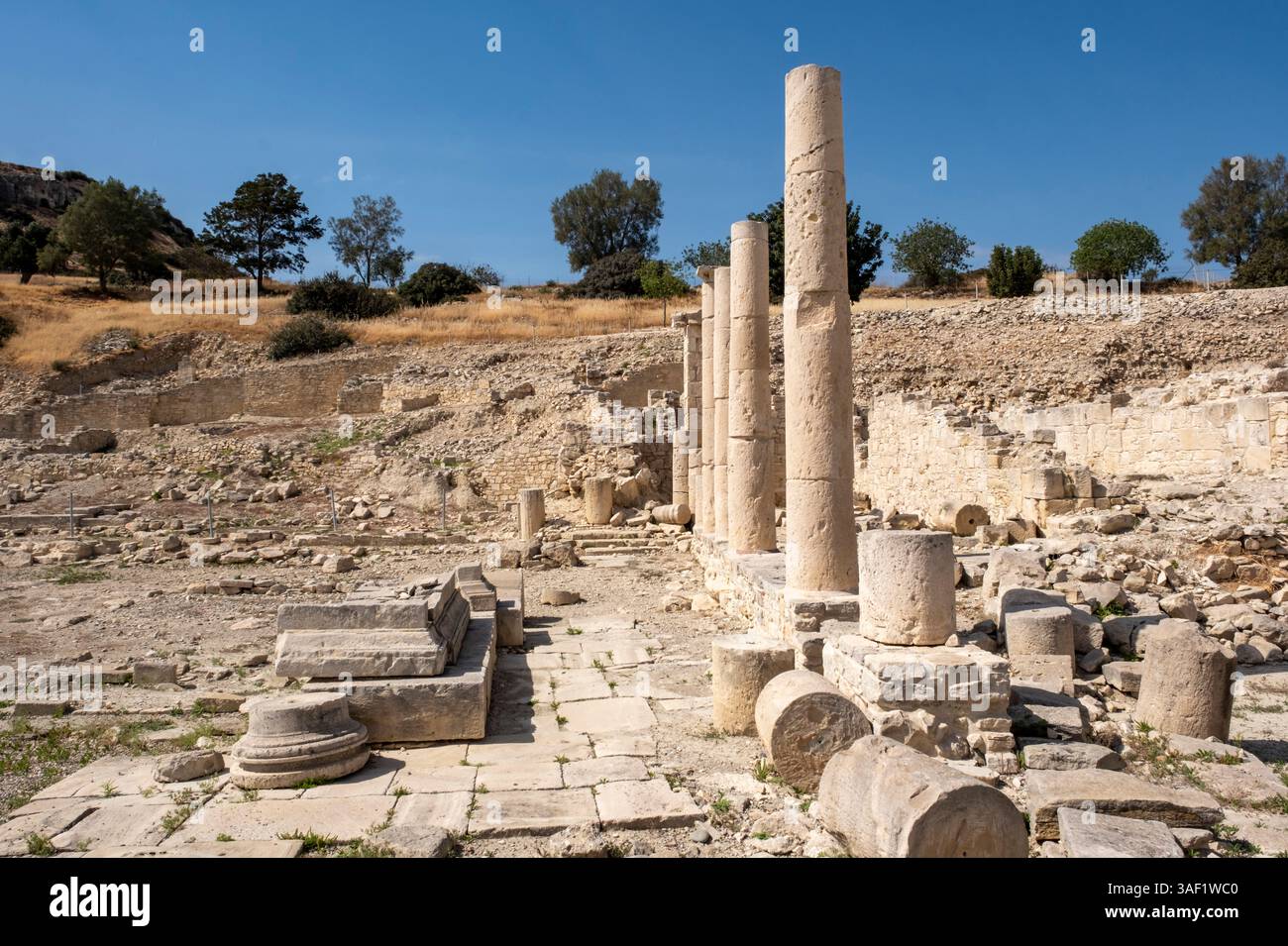 The Agora (Forum) and ruins of the Archaological Site of Amathous ...