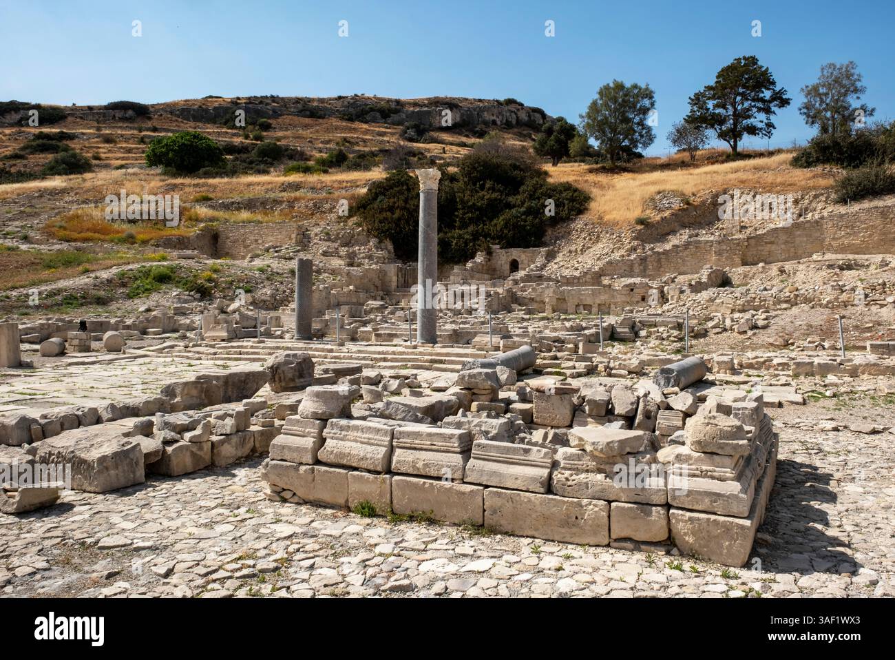 The Agora (Forum) and ruins of the Archaological Site of Amathous ...
