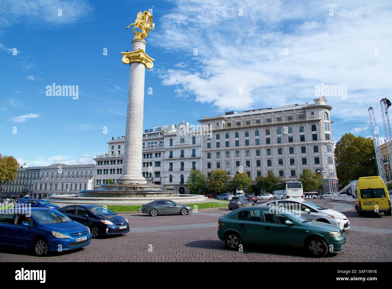 St. George Statue or Freedom Monument, memorial dedicated to the ...