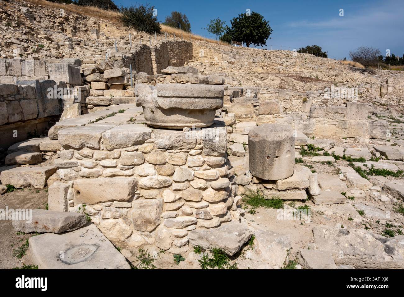 The Agora (Forum) and ruins of the Archaological Site of Amathous ...