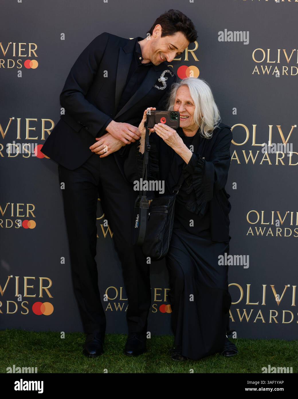 London, UK. 06th Apr, 2025. Adrien Brody and Sylvia Plachy attend the ...