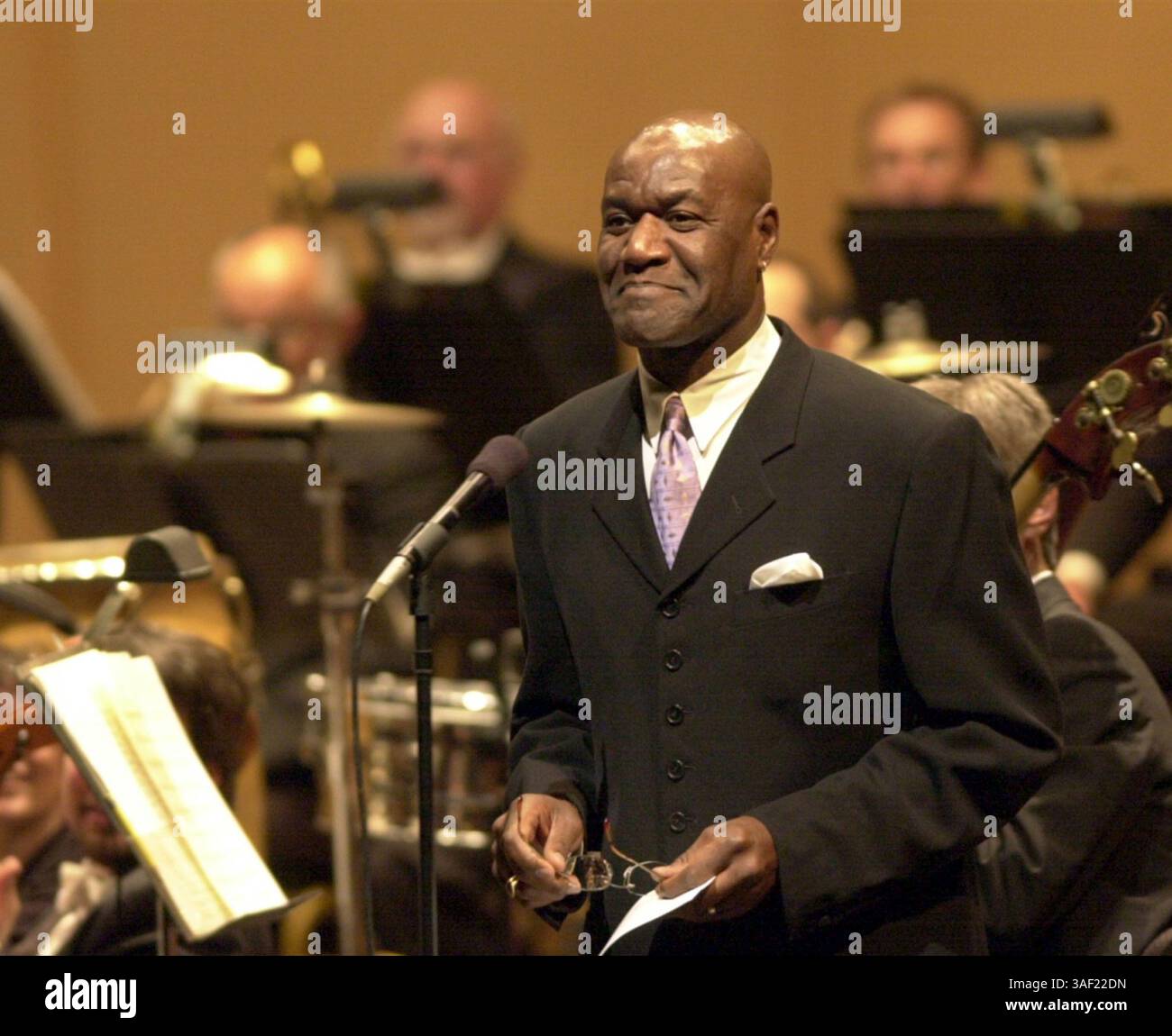 Jun 22, 2001; Oakland, CA, USA; Delroy Lindo (cq) talks of Gordon Parks ...