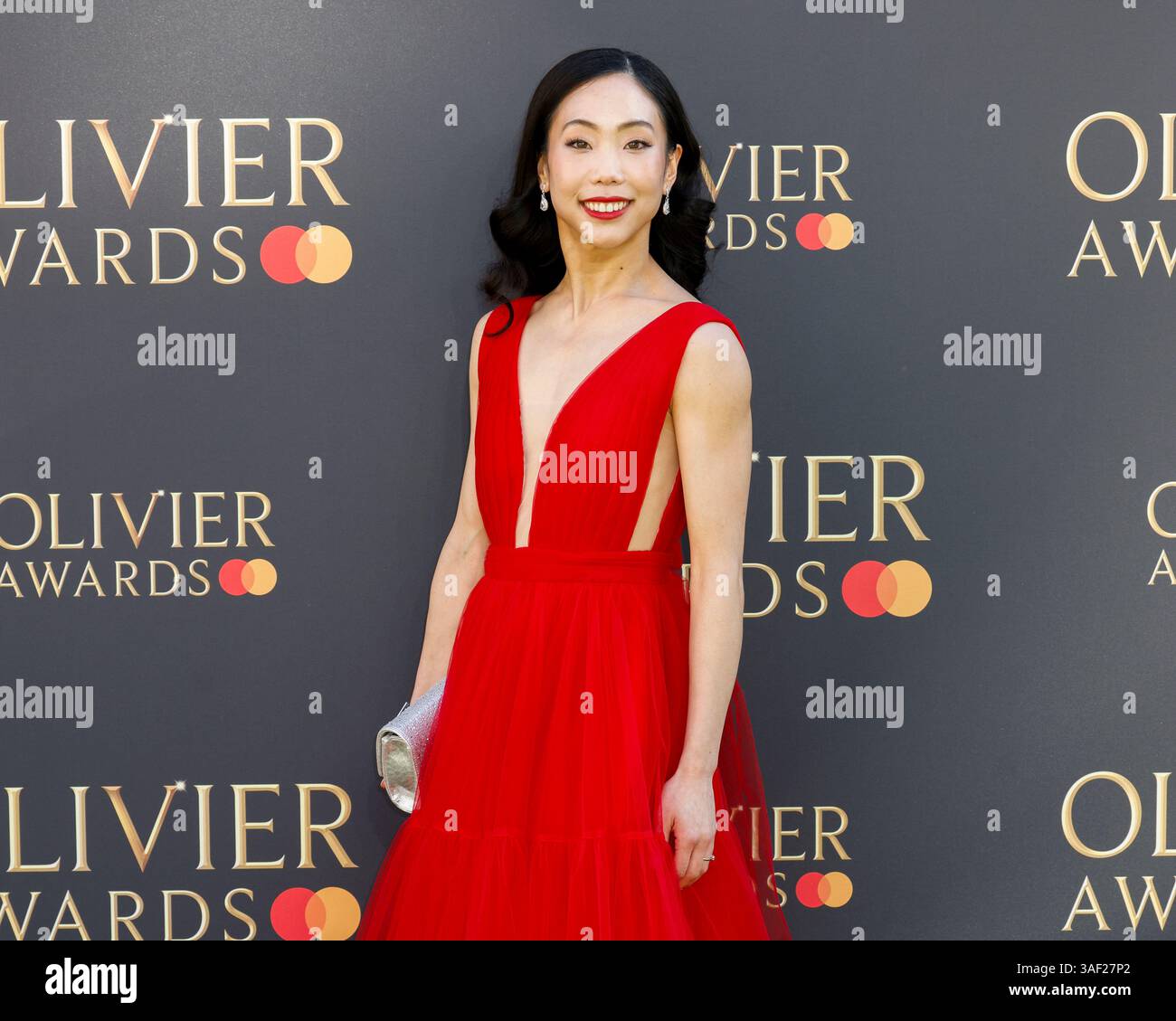 London, UK. 06th Apr, 2025. Sarah Chun attends the Olivier Awards 2025 ...