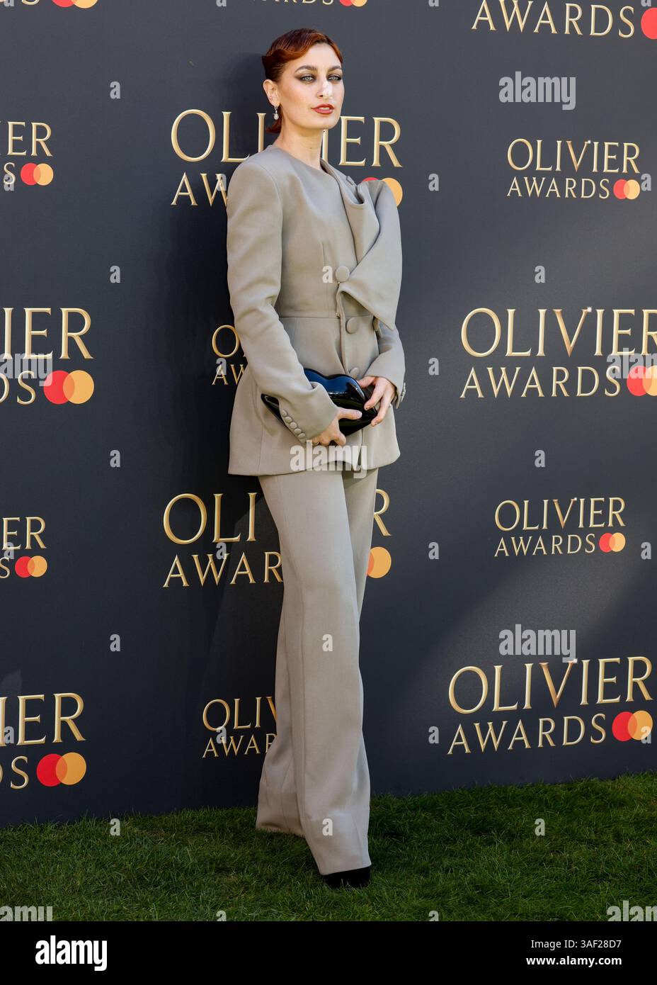 Georgie Buckland attends the Olivier Awards 2025 at the Royal Albert ...