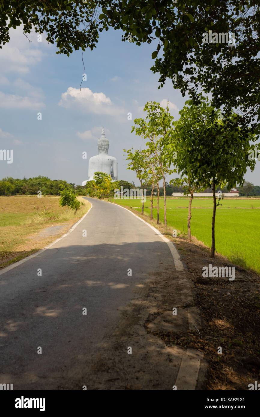 Wat Muang is an old temple in Ang Thong Province. The large Golden ...