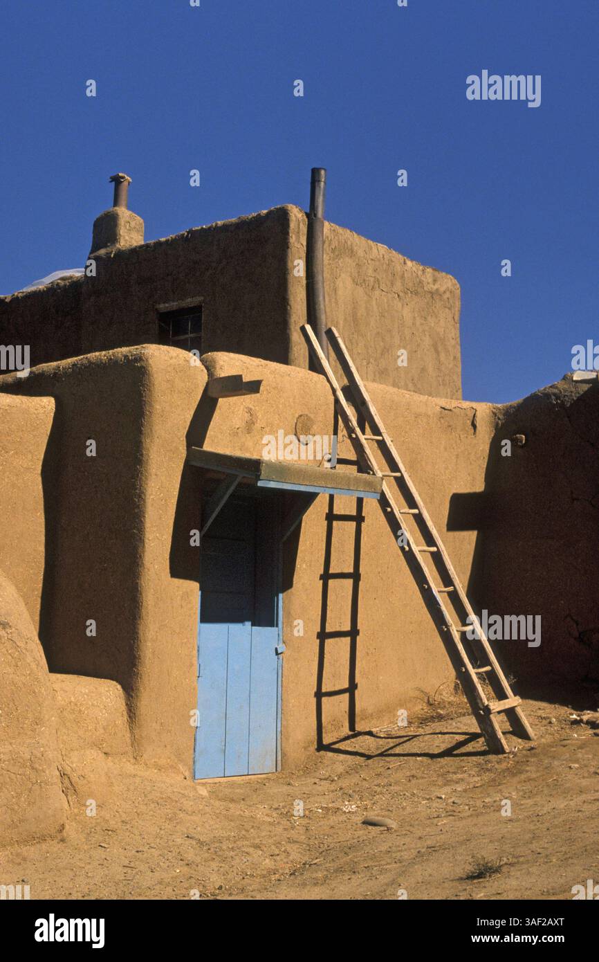 Oct 23, 1989; Taos, New Mexico, USA; Taos Pueblo, home to the Taos ...