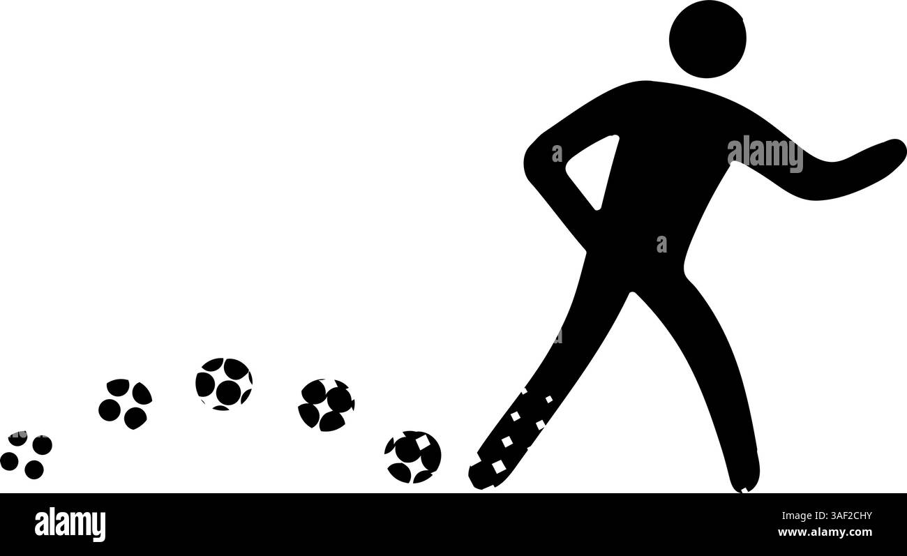 black hand drawn icon in halftone texture style map walking route icon ...