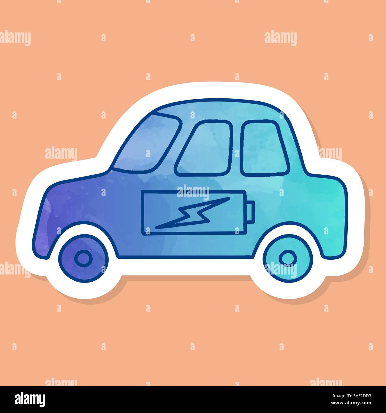 Electric vehicle battery powered Stock Vector Images - Alamy