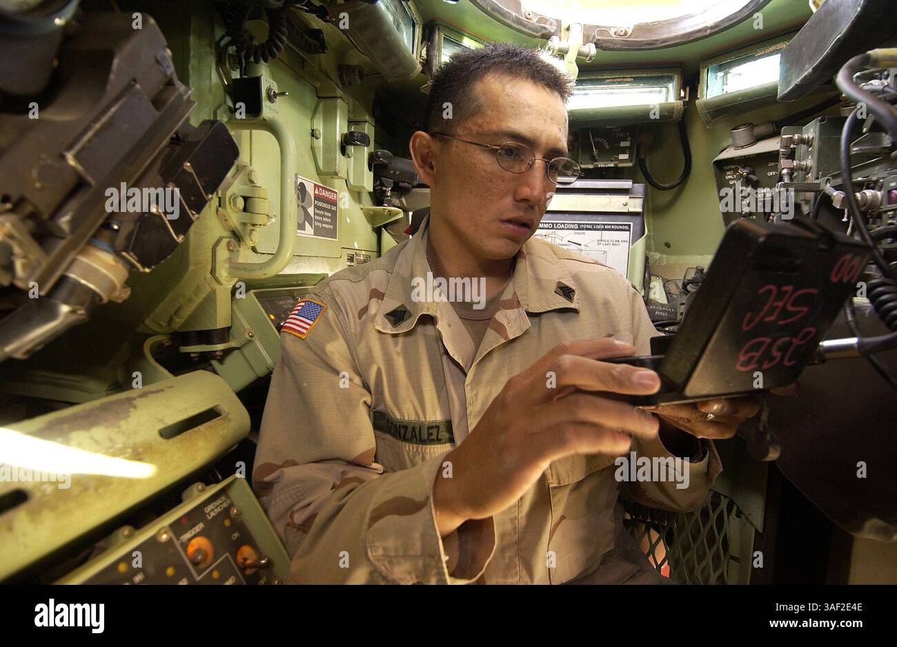 May 27, 2005; FOB Warhorse, Baqubah, Iraq; Army Sgt. Christopher ...