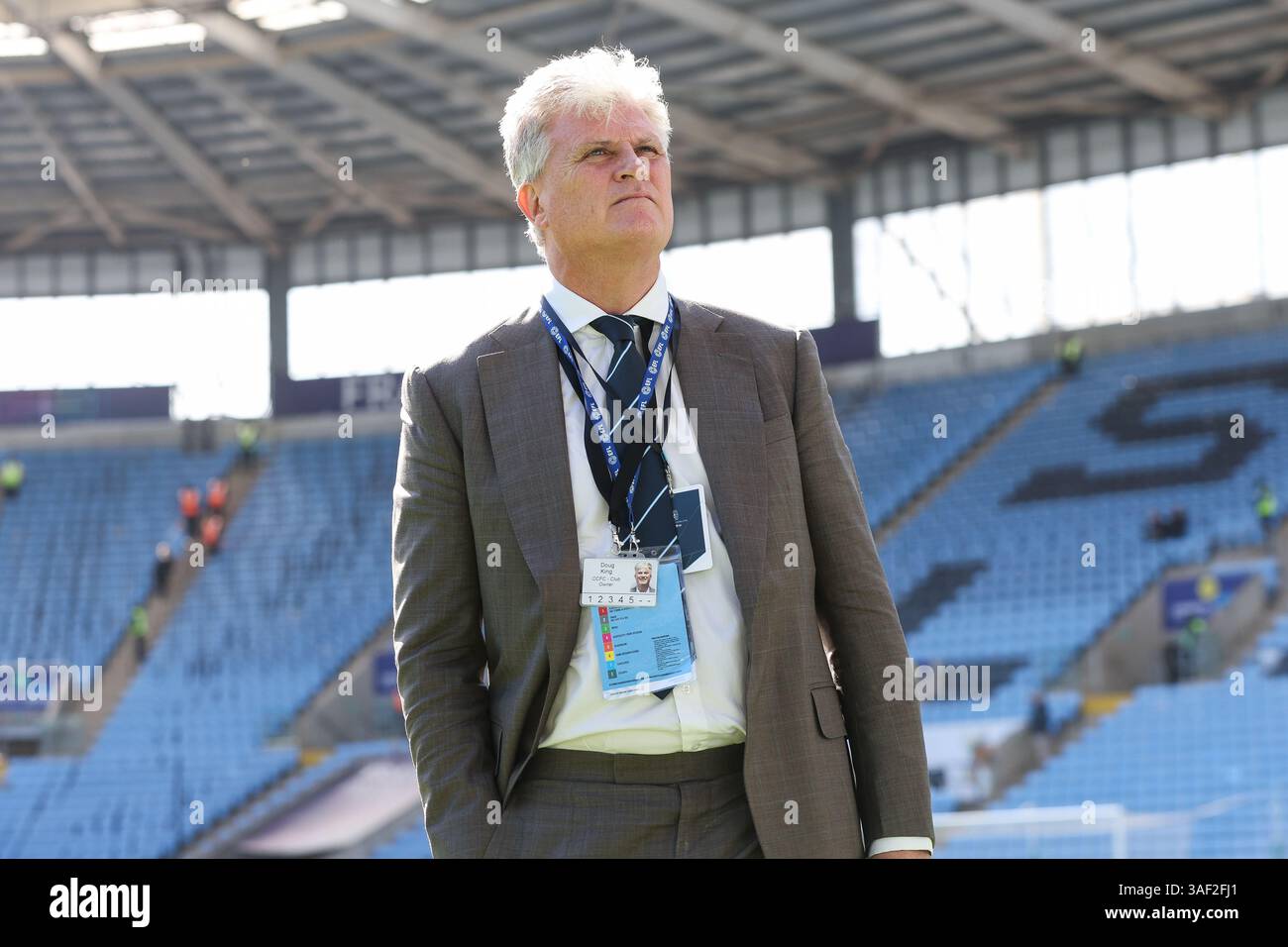Coventry City owner Doug King during the Sky Bet Championship match at ...
