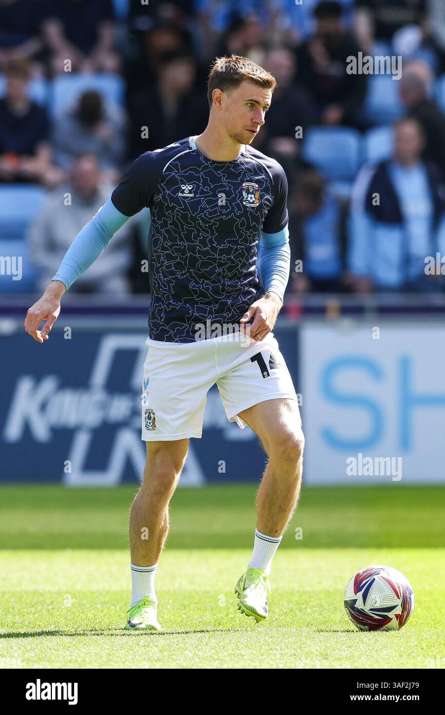 Coventry City's Ben Sheaf during the Sky Bet Championship match at the ...