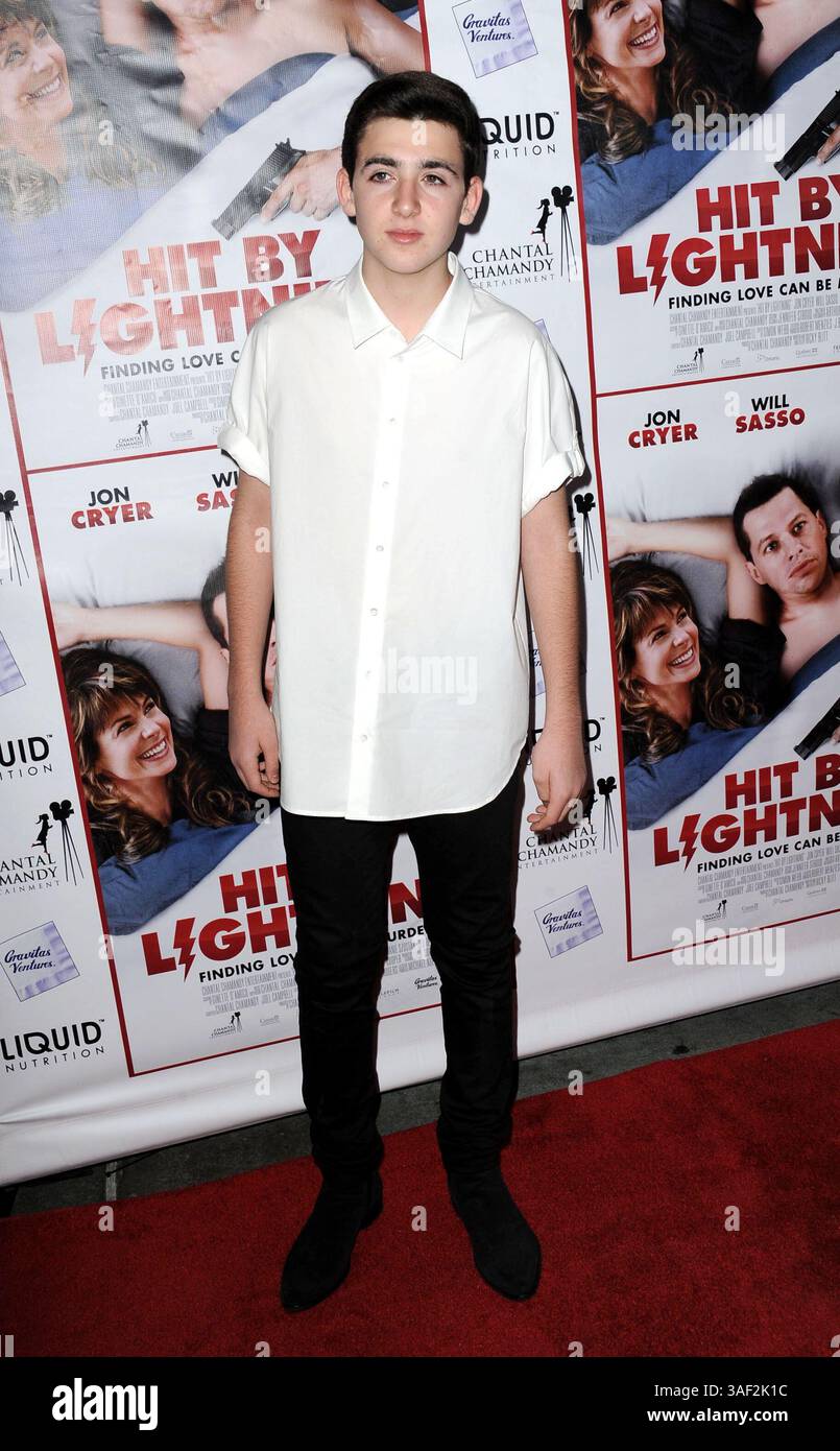 Harley Chamandy at the premiere of 'Hit By Lightning' at ArcLight ...