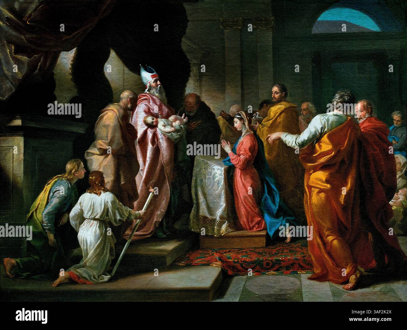 The Purification of the Virgin 1770 Laurent Pecheux 1729-1821 , Louvre ...