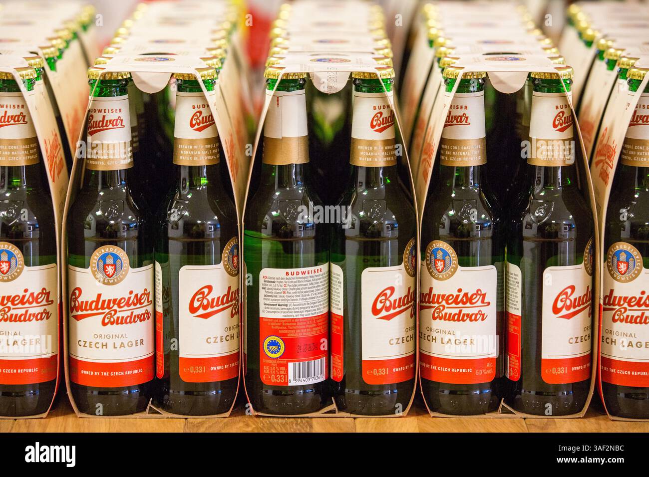 Ceske Budejovice, Czech Republic. 10th Nov, 2024. Budweiser Budvar ...