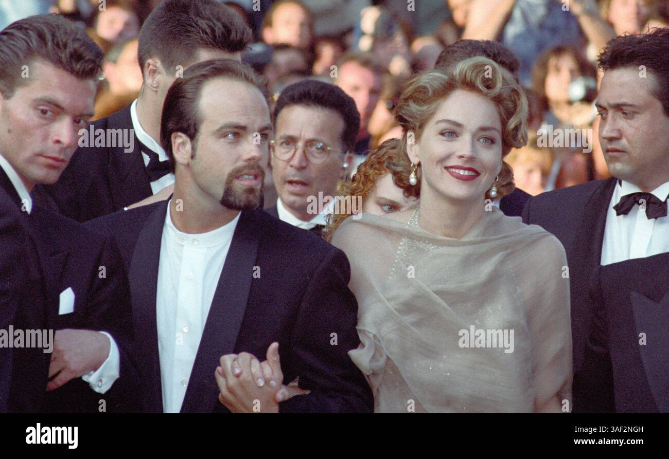 May 10, 1995; CANNES, FRANCE; Actress SHARON STONE at the Film Festival ...